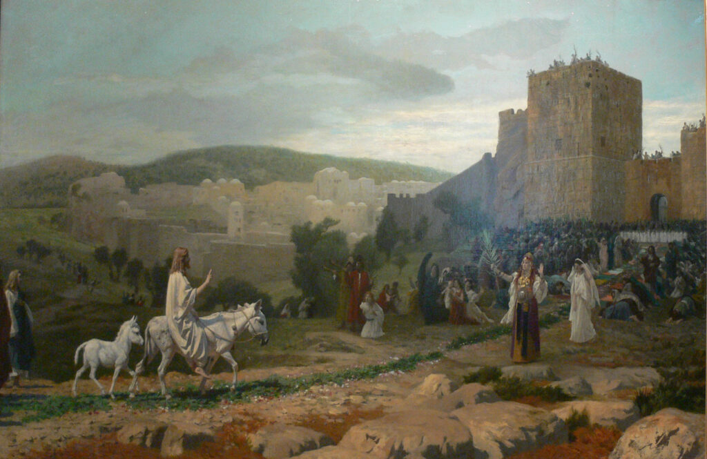 Jesus Enters the City of the Great King - Where Peter Is