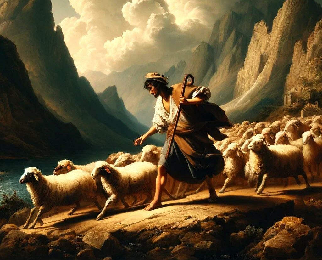 The shepherd amidst his flock - Where Peter Is